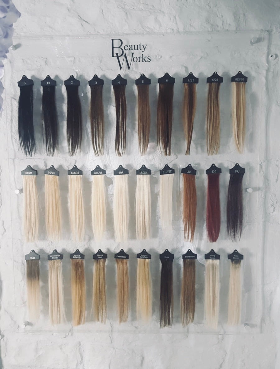 Acrylic Hair Extension Display Boards – Kingsofleds&things